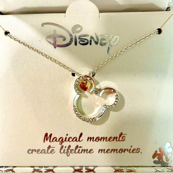 Disney | Jewelry | Disney Mickey Mouse Magical Moments Pendant Necklace ...